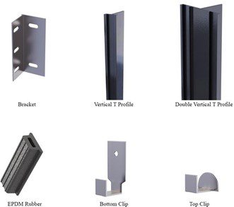 The Visible Mechanical Fixing (Clip System) for Porcelain Tiles